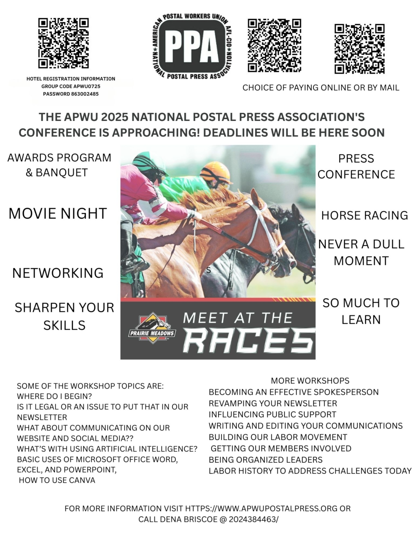 Postal Press Association | APWU PPA CONFERENCE